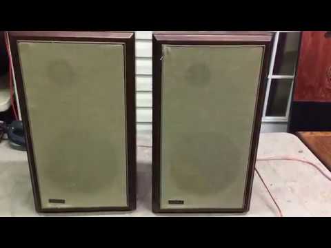 Vintage Advent 2-Way Loudspeaker Speakers Henry E Kloss #2 - YouTube