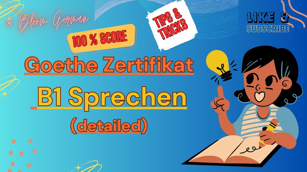 B1 Sprechen Teil 1 Tips & Tricks | Goethe Zertifikat B1 Sprechen Teil1 ...