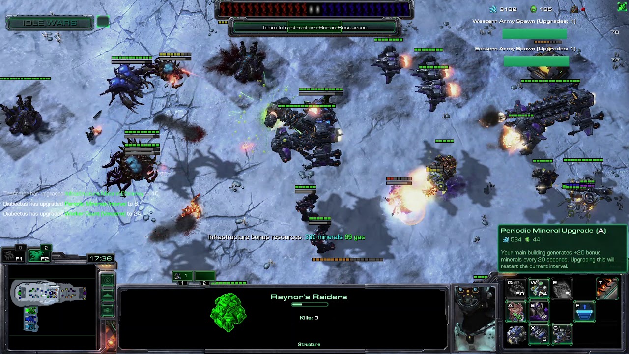 StarCraft II Custom games Idle Wars Episode 4 - YouTube