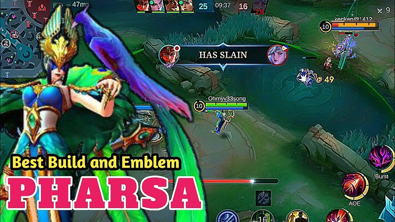 Pharsa Full Damage Build | Best Build and Emblem | Top Global Build ...