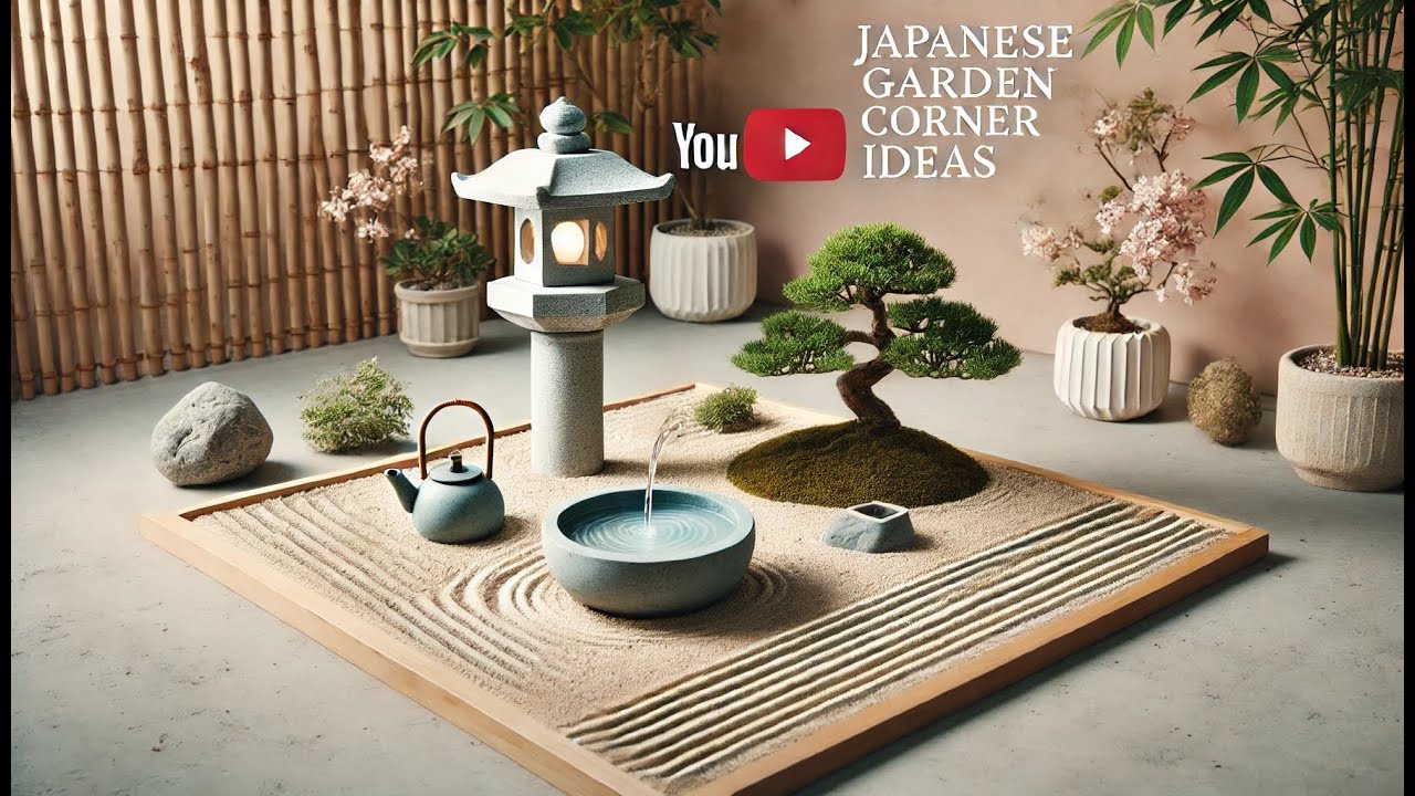 Transform a Small Space: Japanese Garden Corner Design Ideas 🌸 - YouTube