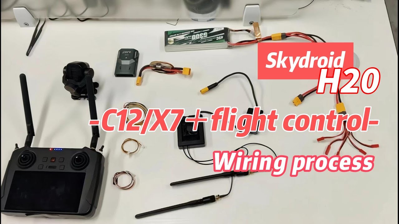 Skydroid H20 with C12 and X7＋Wring video - YouTube