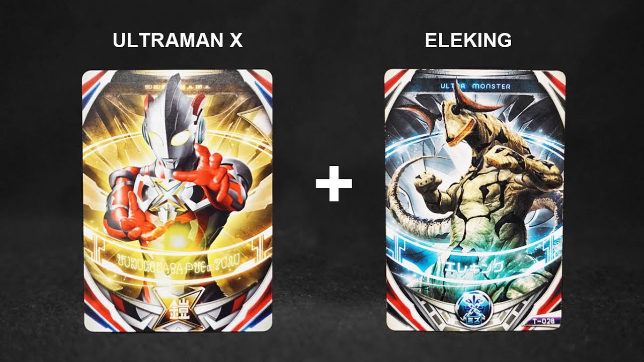 ORB Ring : Ultraman X + Eleking (test) Ultra Replica Orb ring - YouTube