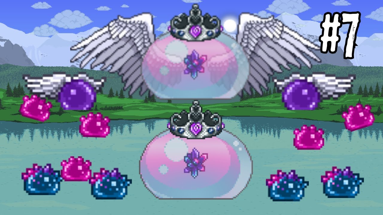 Boss Hardmode Pertama Queen Slime - Terraria - Part 7 - YouTube