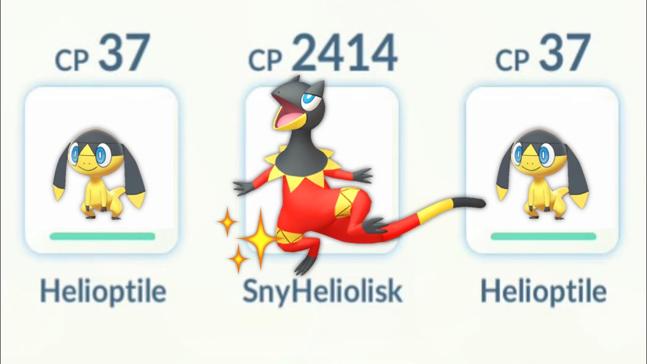 Pokemon Heliolisk Shiny