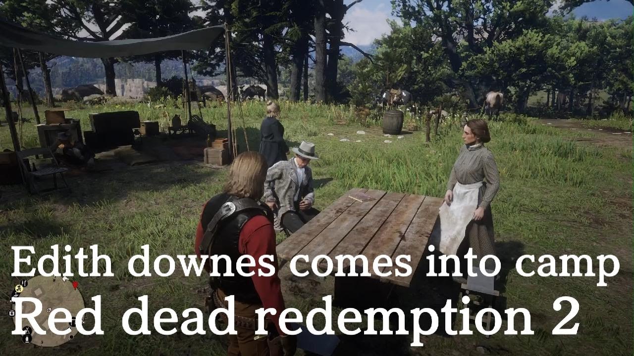 Mrs downes comes into camp with sad news #rdr2 #gameplay - YouTube