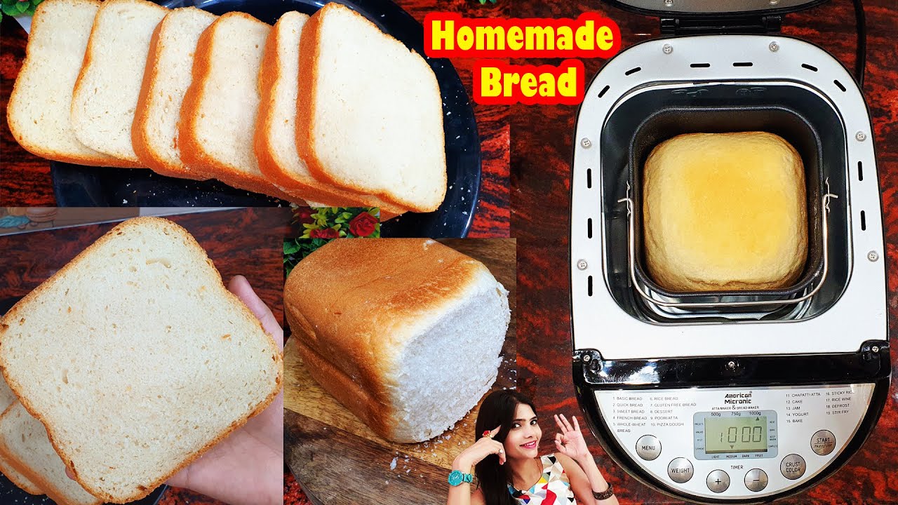 Homemade Bread Recipe | Bread Maker Machine, Review | Bread Making at ...