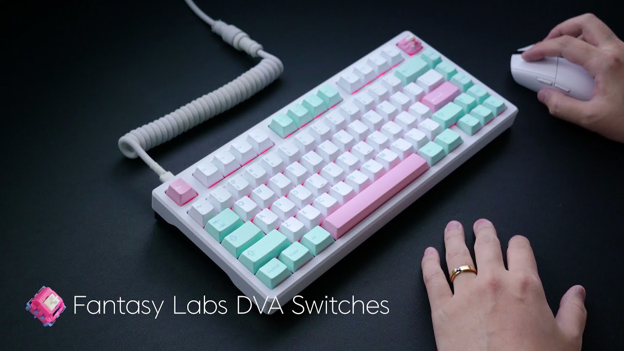 Bubble 75 DVA Switches Sound Test - YouTube