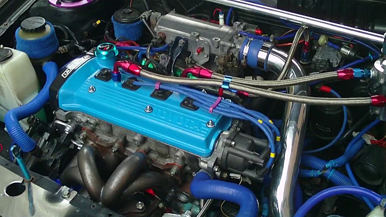 My old Forged EP82 Quadeye Starlet Turbo.. wepr mani, td04 . forged ...