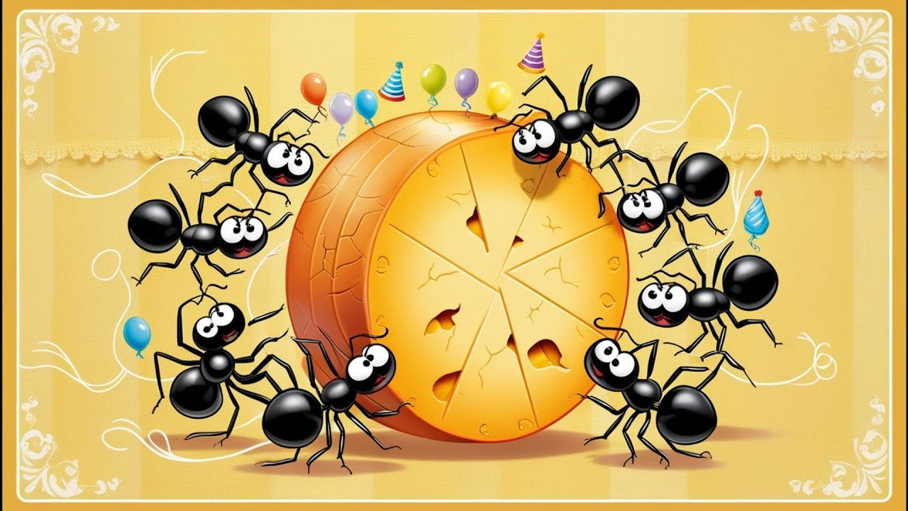 "Ants Eating Cheese Party Song: Fun for Kids Guaranteed!" - YouTube