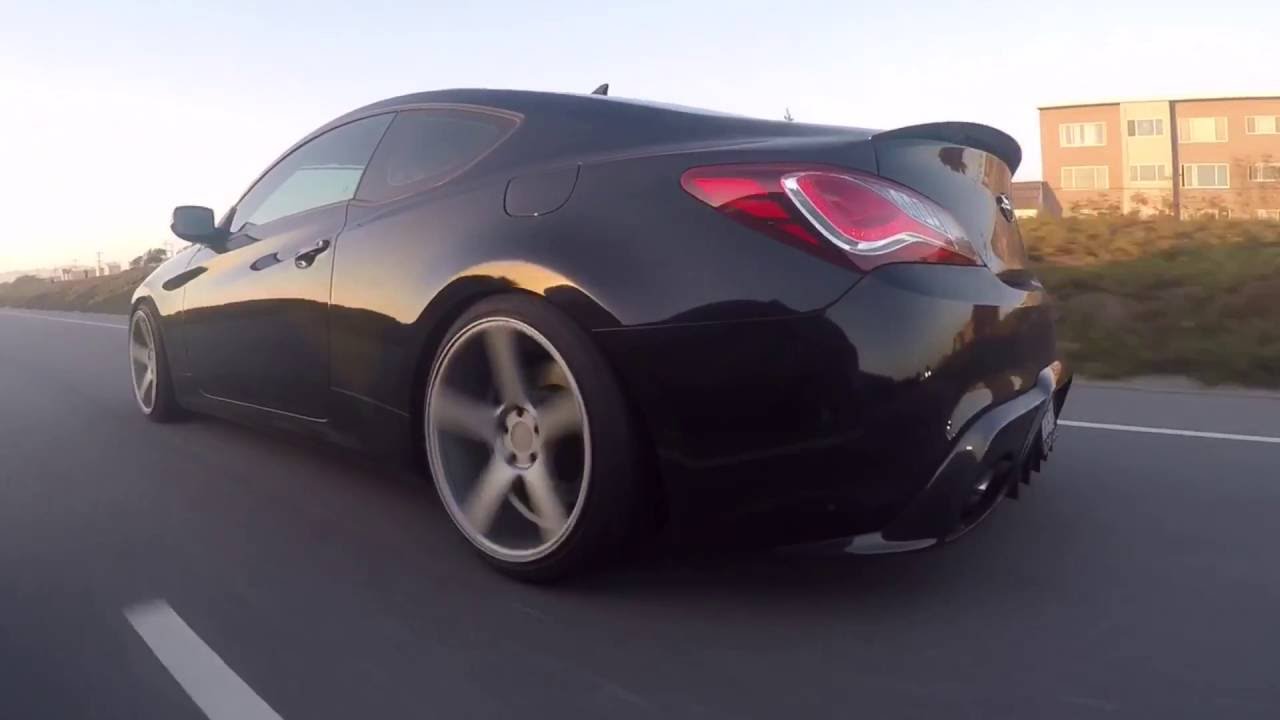 Bagged Hyundai Genesis 2.0t - YouTube