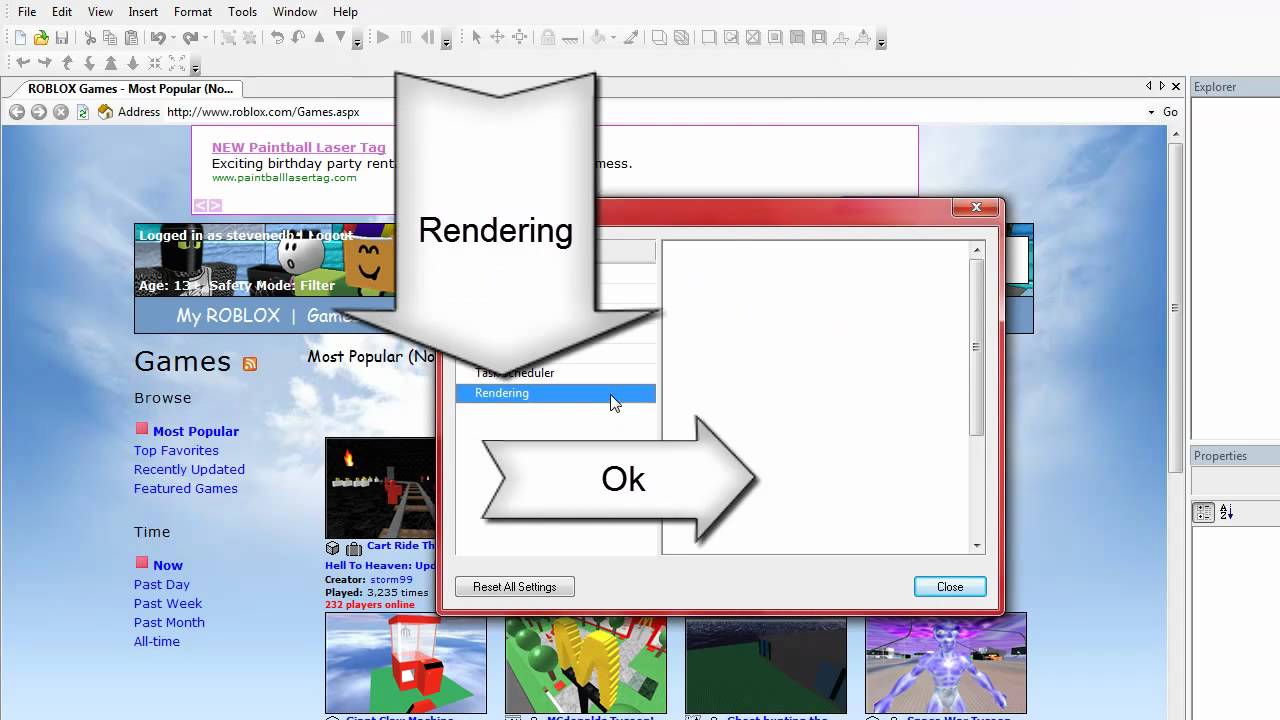 Roblox - Old graphics tutorial 2 - YouTube
