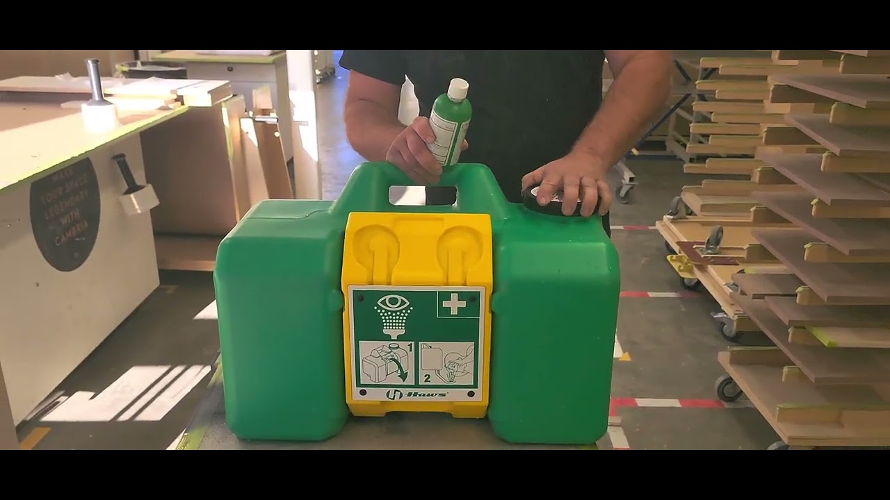 Eye wash Station Maintenance - YouTube