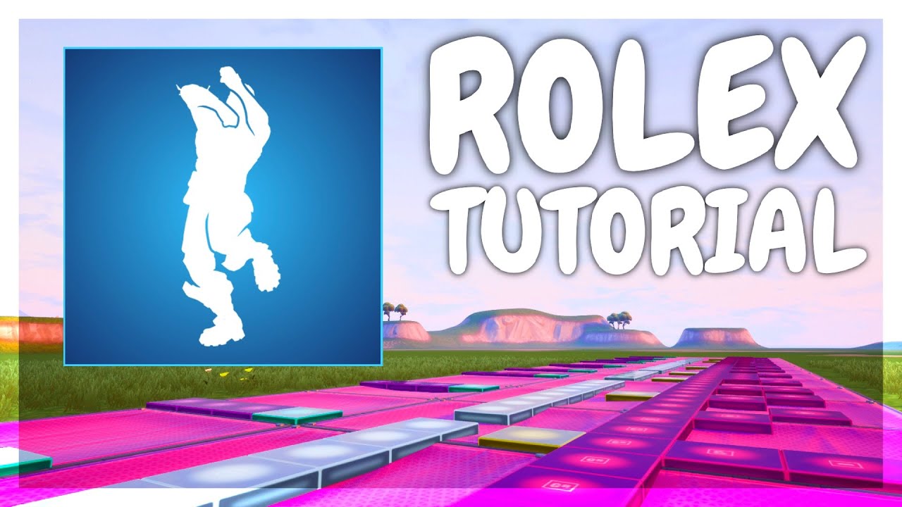 Rolex TUTORIAL - Fortnite Music Blocks (Ayo & Teo) - Rollie Emote - YouTube