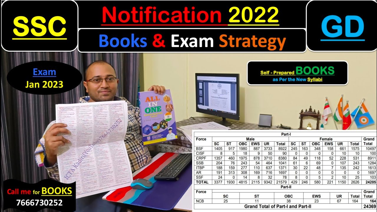 SSC Constable GD Notification 2022 Telugu | SSC GD New Vacancy 2022 ...