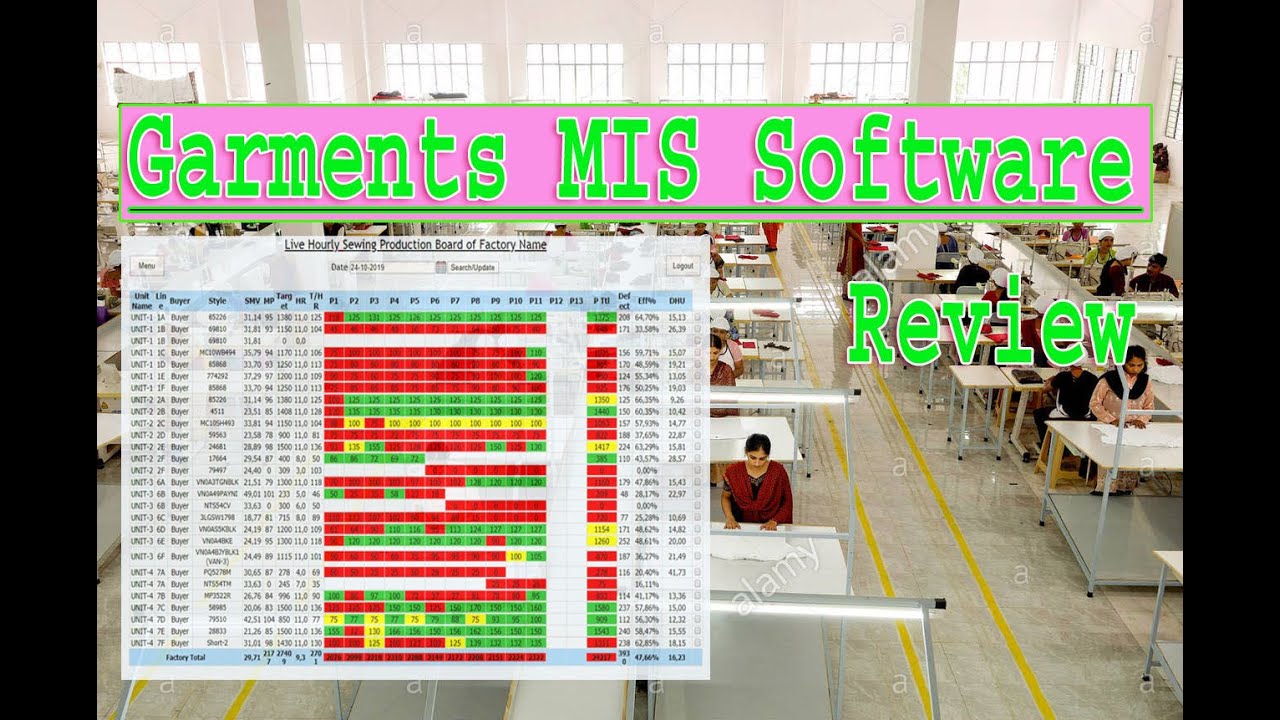 Garments MIS Software Review - YouTube