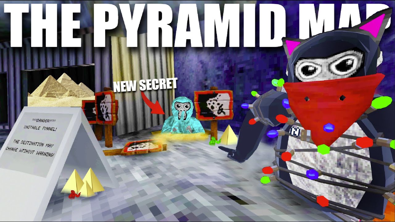 Gorilla Tags NEW Pyramid Map UPDATE (Big Secret) - YouTube