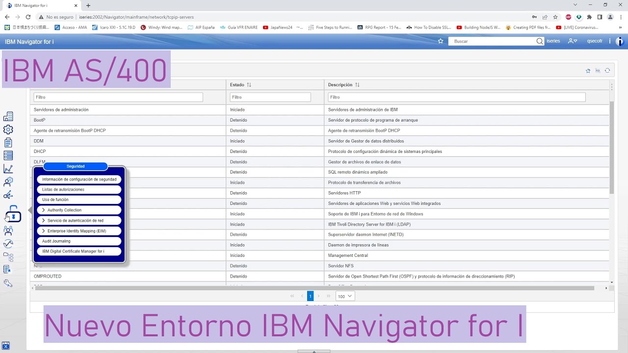 IBM AS/400: Nuevo Entorno IBM Navigator for I - YouTube