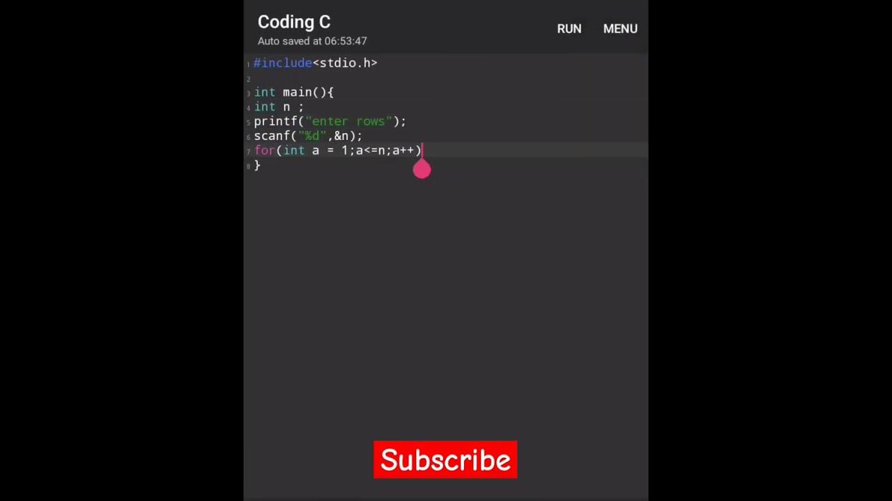 Program To Print Number Pyramid In C c youtubeshorts program-to-print-number-pyramid-in-c-c-youtubeshorts