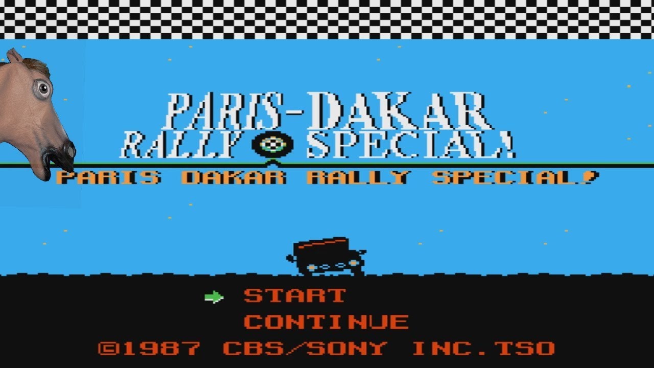 Paris Dakar Rally Special (NES) - ololshitgames - YouTube