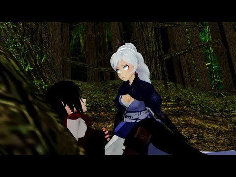 [MMD RWBY] Weiss calms Ruby down | Link to Motion DL vid | Puss In Boots: The Last Wish | Whiterose