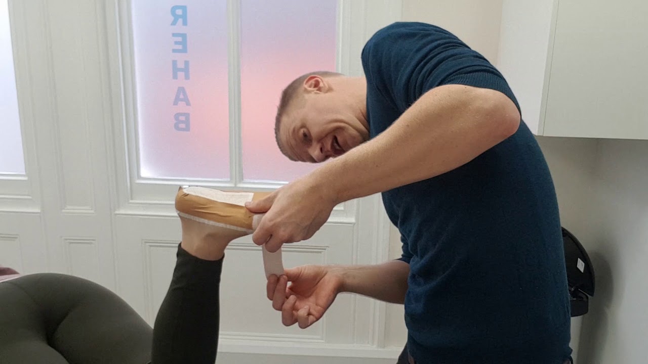 Low Dye Taping for arch support - YouTube