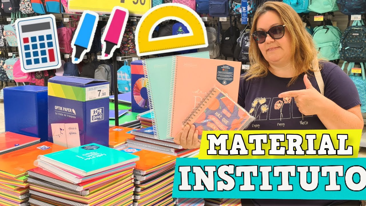 COMPRANDO MATERIAL ESCOLAR PARA MI NUEVO INSTITUTO 📚 HAUL UTILES ...