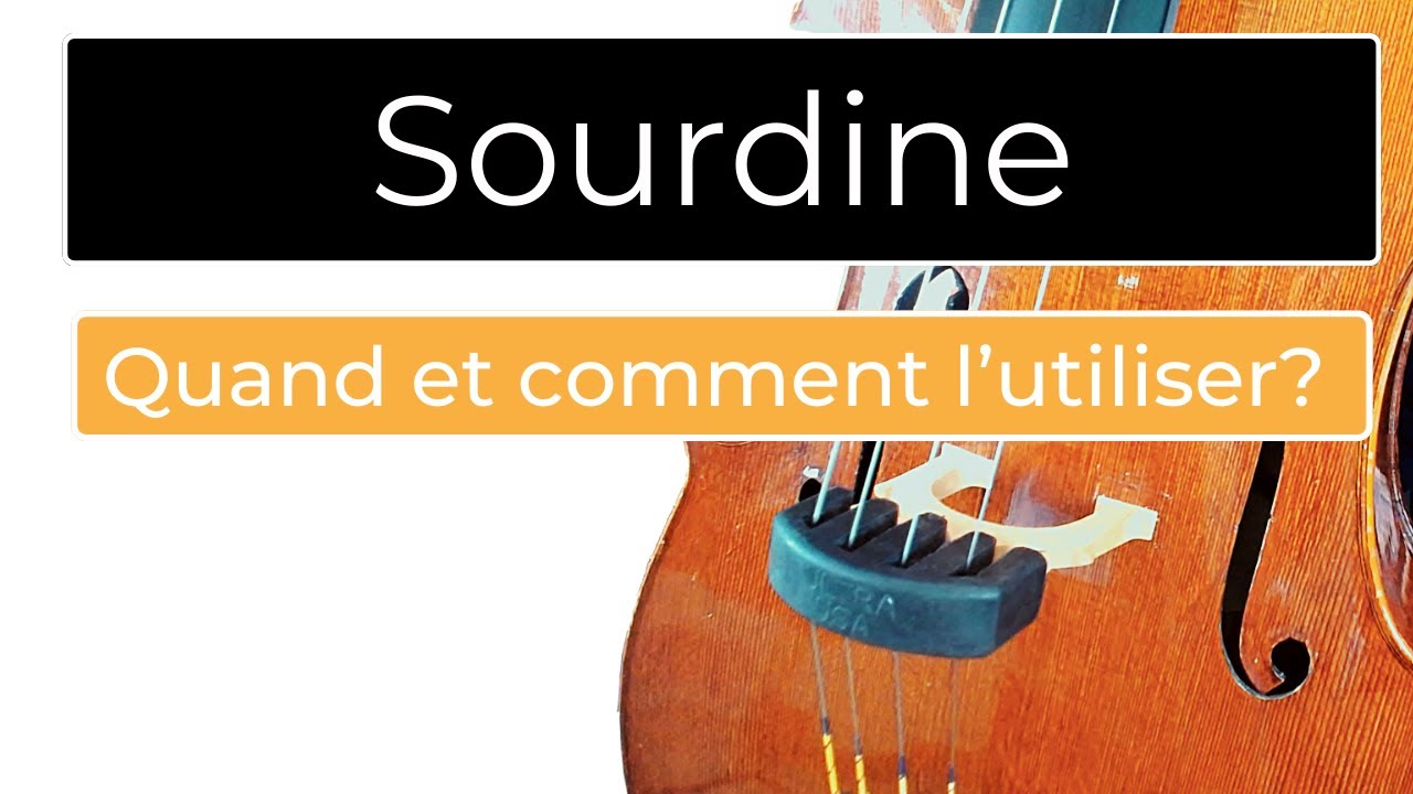Sourdine de pratique et sourdine de concert : Quand et comment les ...