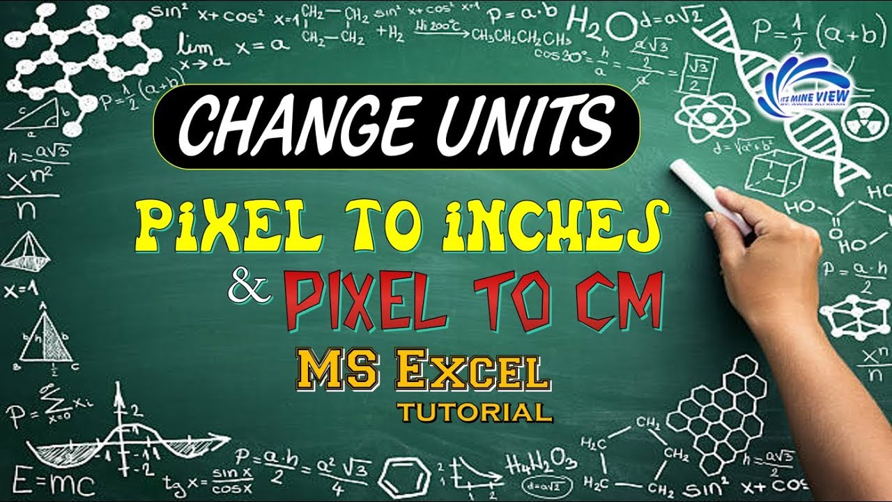 How to Change Units - Pixels to inches or cm and set (DPI) | By Its ...