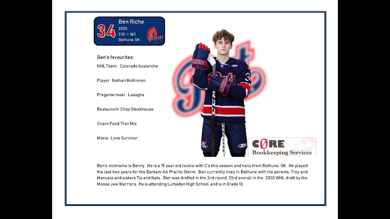 Pat C’s Player Spotlight - #15 Ben Riche - YouTube