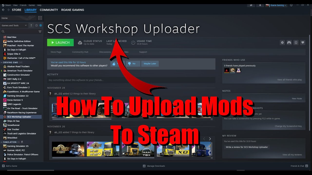 How To Upload Mods To Steam Workshop ATS & ETS 2 V1.53 - YouTube