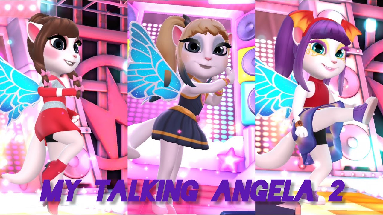 I'm Angela, I'll dance for you🫀🫀🫀My talking Angela 2 - YouTube