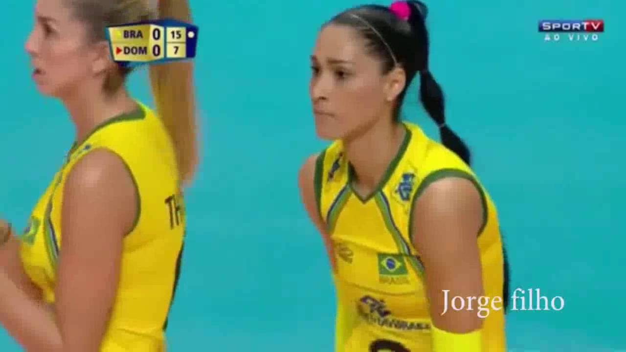 Brazil Volleyball Players - Jaqueline Carvalho - YouTube