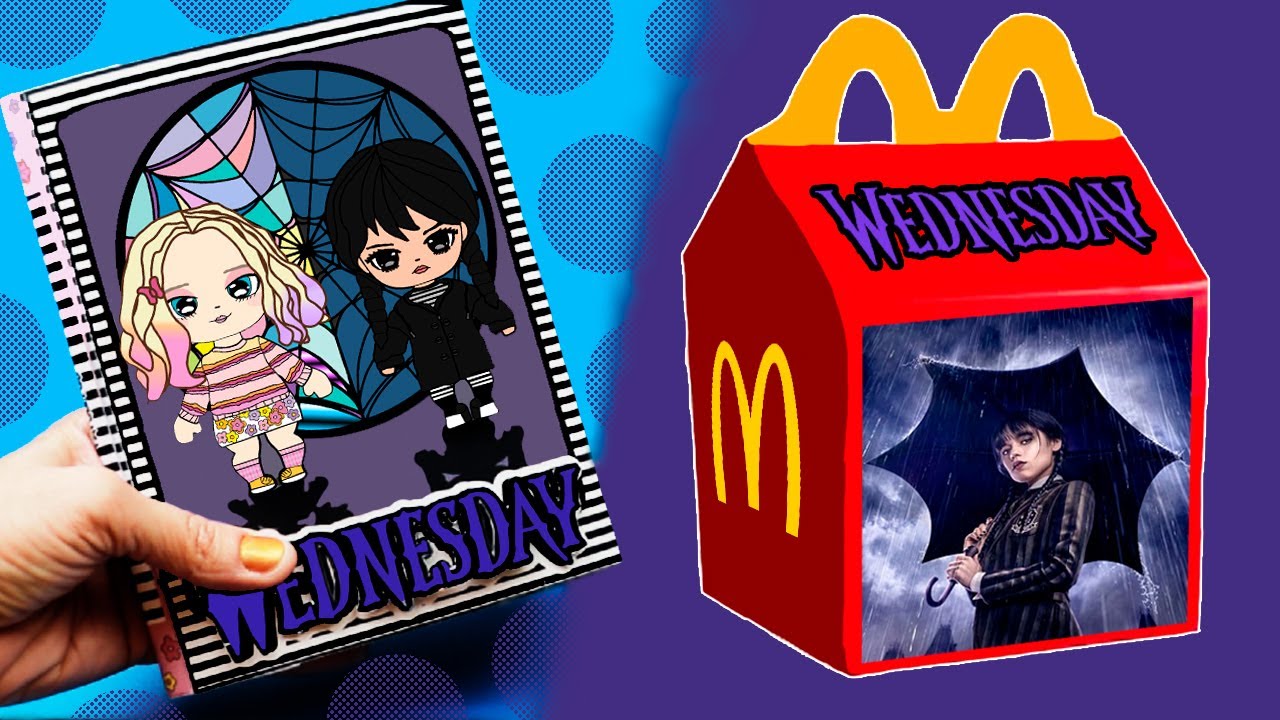 HICE UN LIBRO DE JUEGOS MIERCOLES ADDAMS (Merlina Addams)🦇DIY WESNESDAY ...