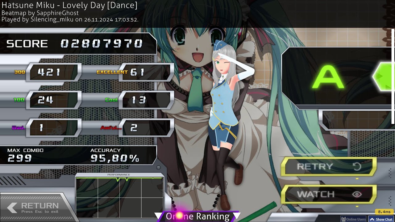 osu! Hatsune Miku - Lovely Day. Dance(2-3 star) [2024-11-26] { Скины ...