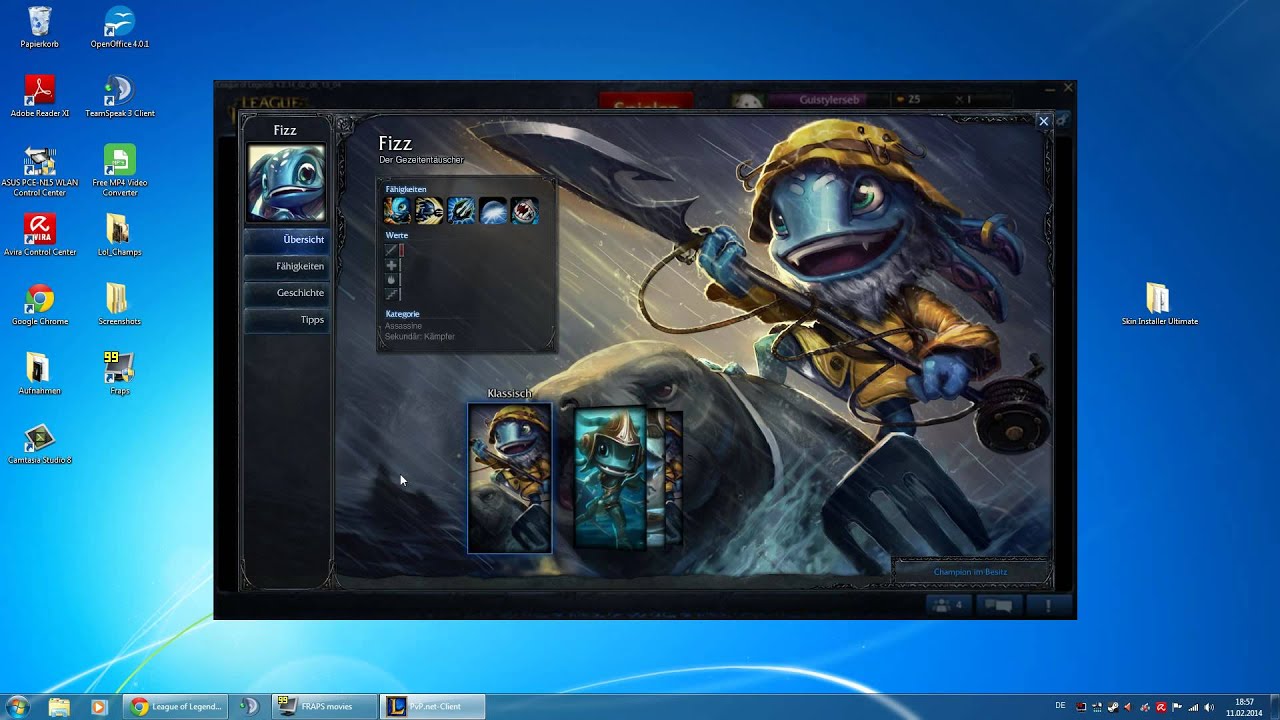 LoL Custom-Skins Tutorial - YouTube