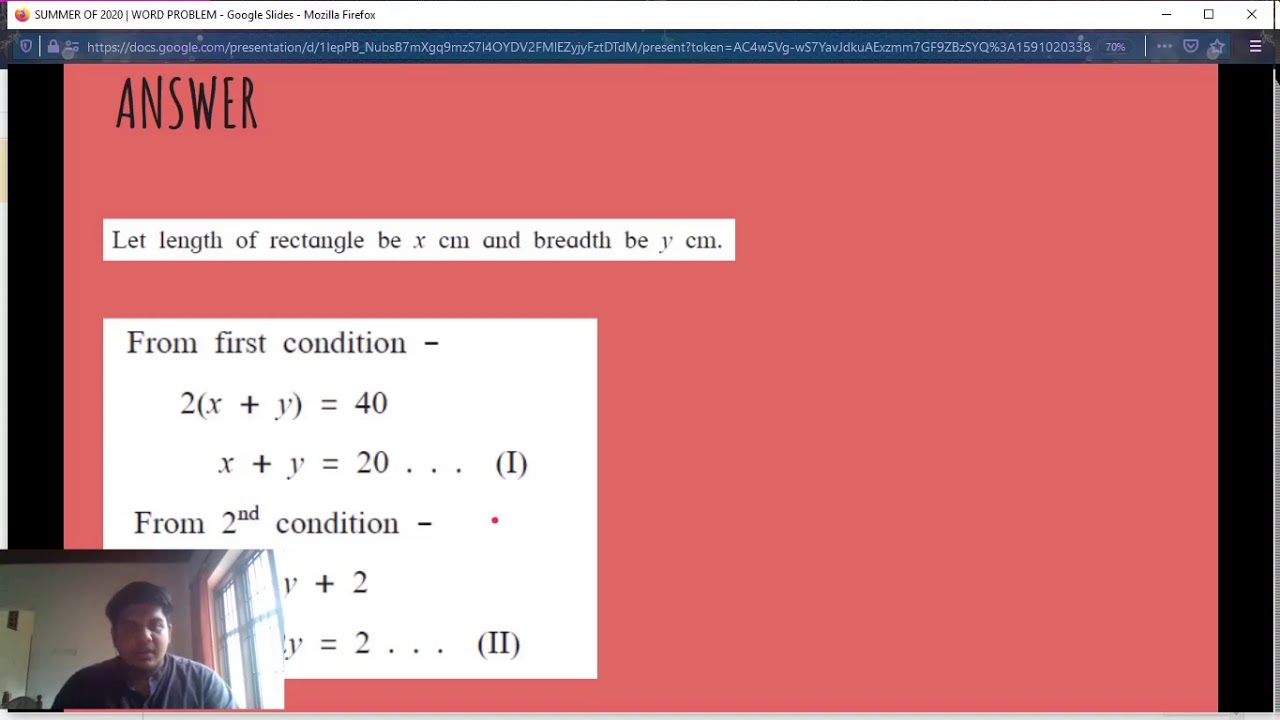 Gurukul Online Classes | Grade 10 | Word Problems in Maths - YouTube