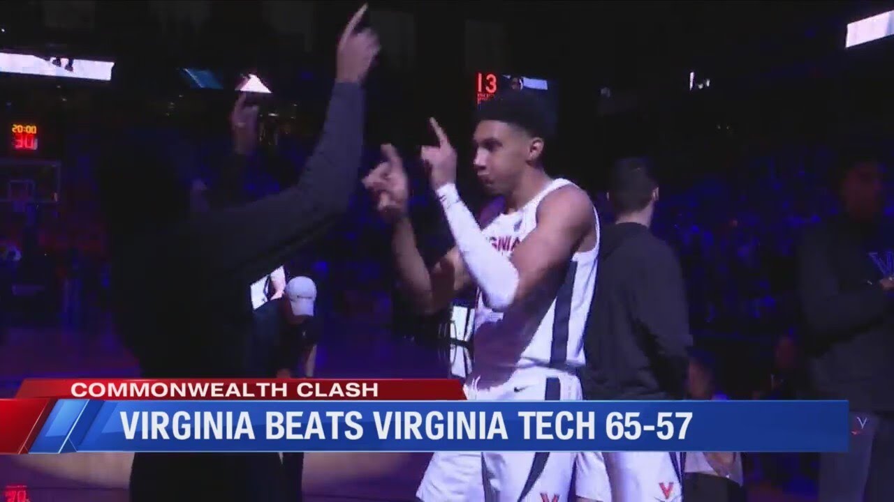 Virginia beats Virginia Tech, 65-57 - YouTube