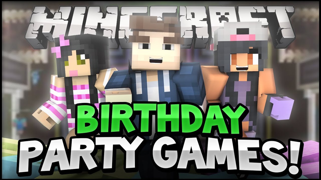 BIRTHDAY PARTY GAMES | Hypixel w/ Aphmau and Patience - YouTube