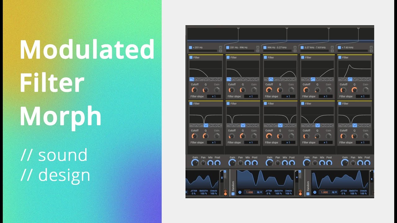 Sound Design Trick - Mighty Morphing Filters - YouTube