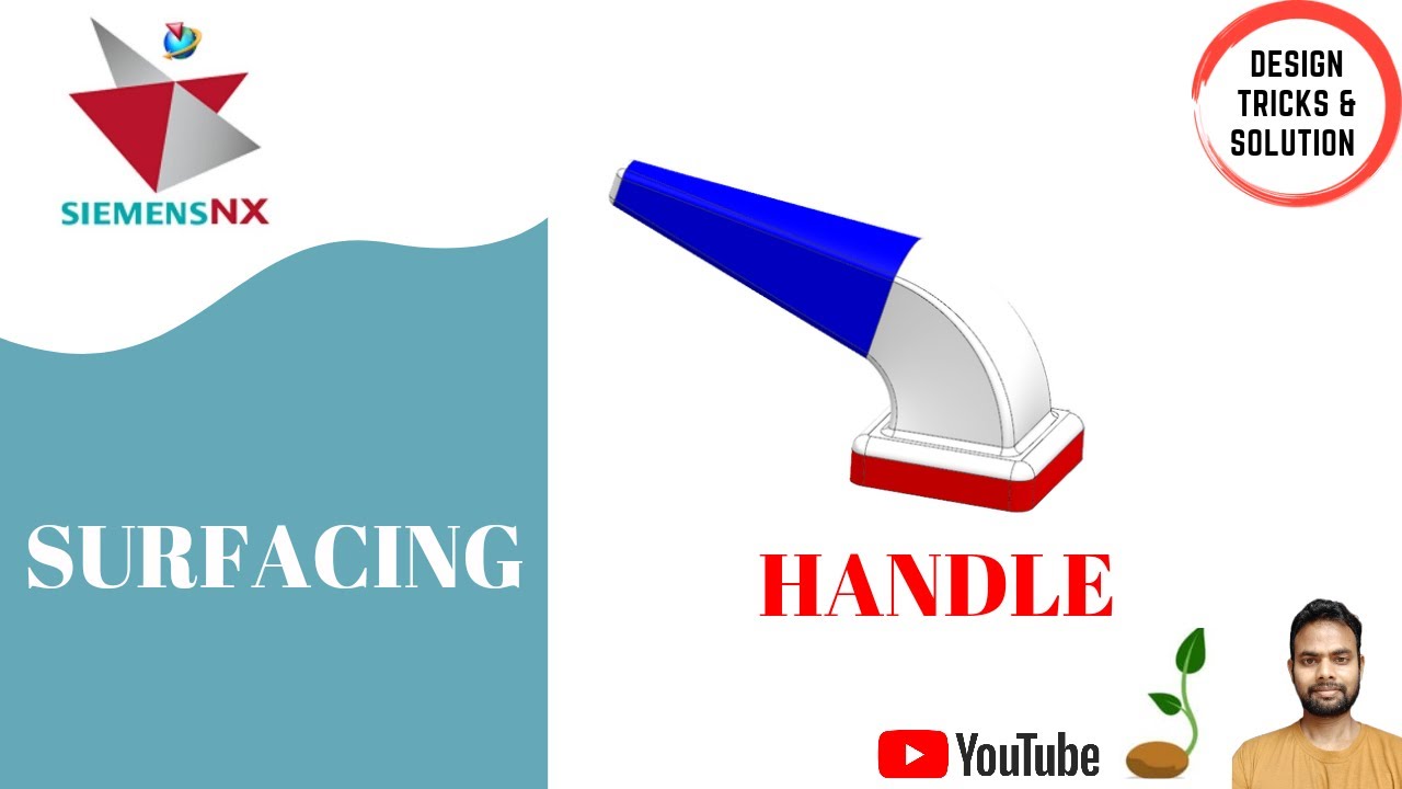 Tutorial : Handle in Siemens NX 10 | How to Make Handle in NX 10 - YouTube