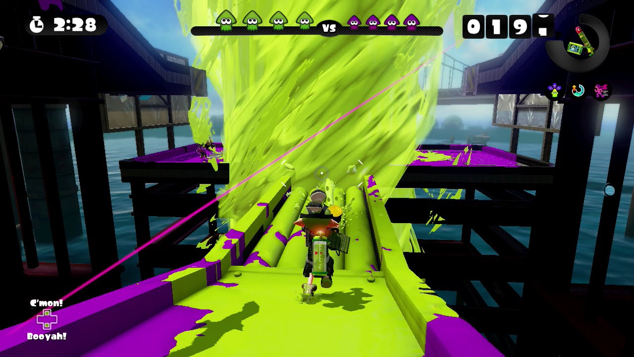 Splatoon Multiplayer: 4 Ink Strikes - YouTube