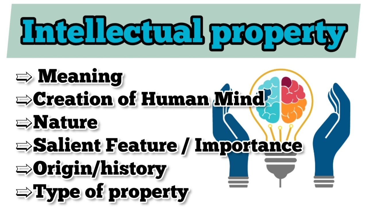 Basic concept of Intellectual property - YouTube