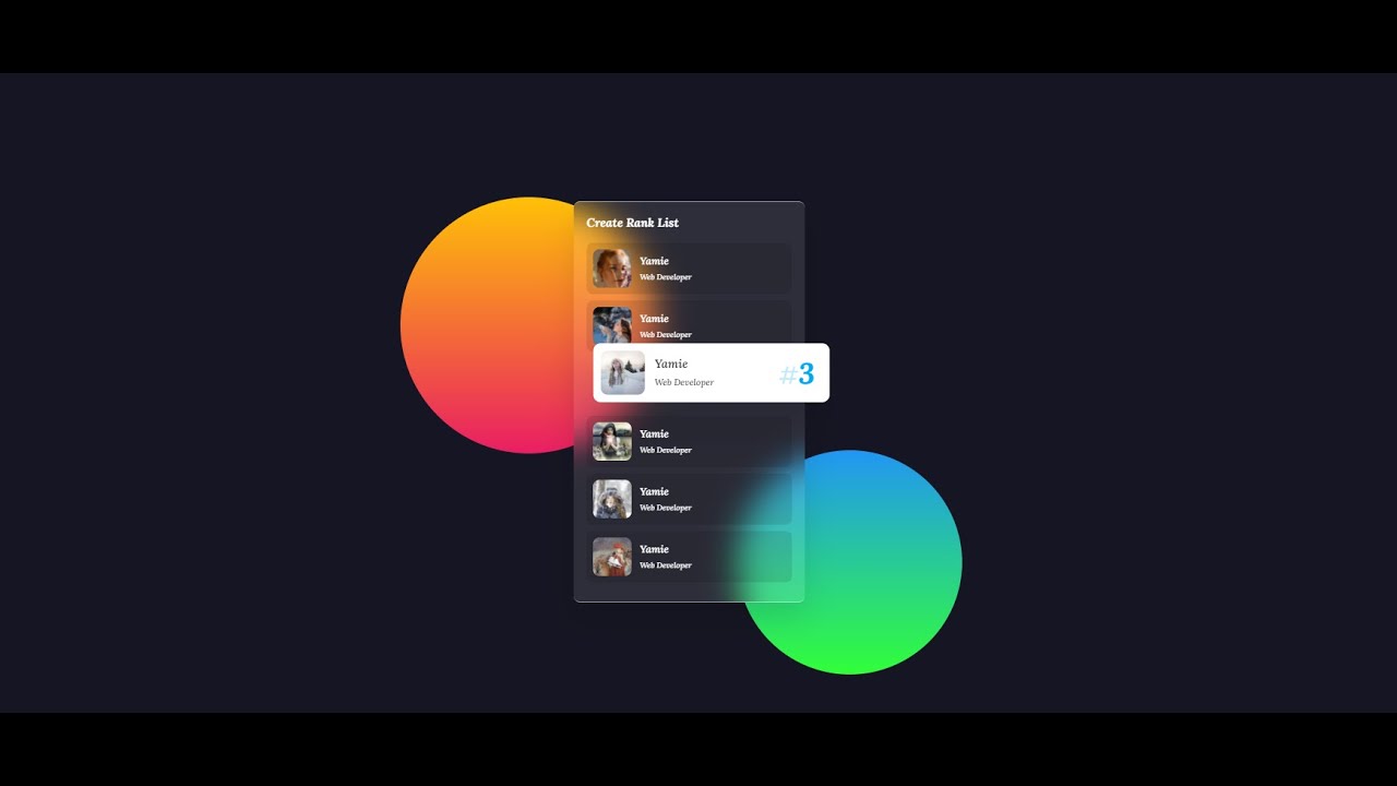 Web Rank Design | Using HTML & CSS | @Coding Zone BD - YouTube