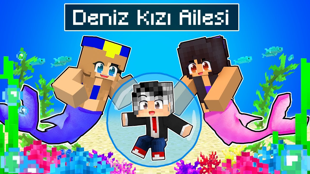 DENİZ KIZLARI Beni Sahiplendi - Minecraft - YouTube