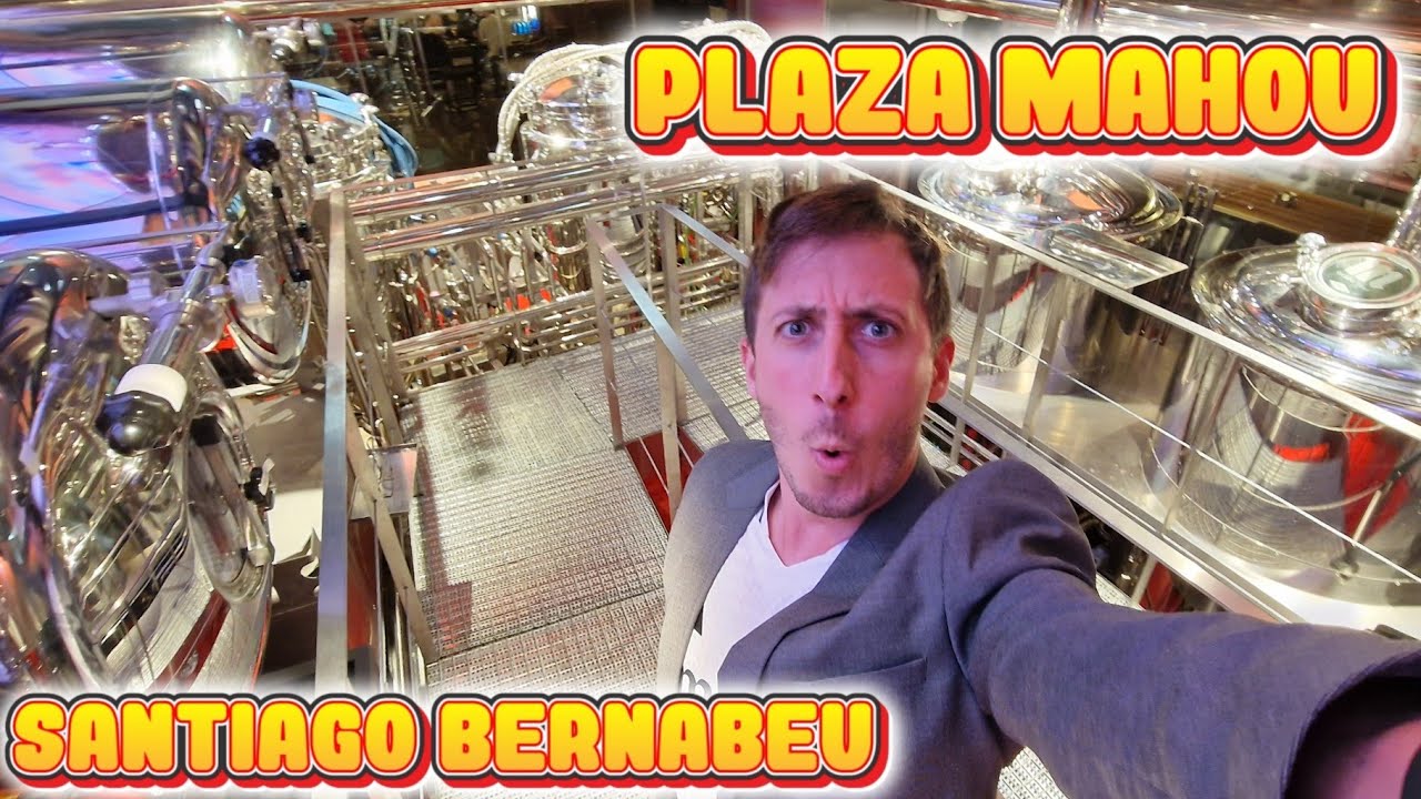 Así es la PLAZA MAHOU del SANTIAGO BERNABÉU 🍺🏟️ - YouTube