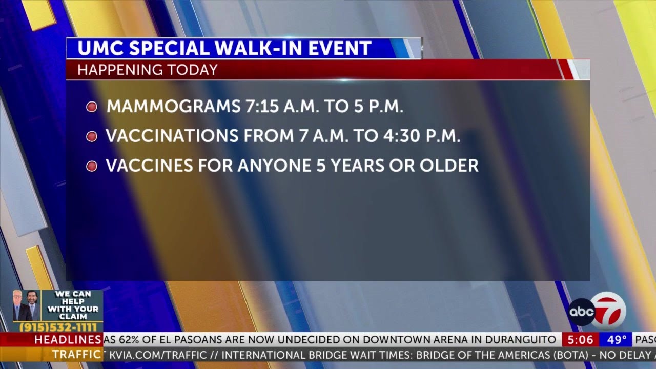 University Medical Center Special Walk-in Event - YouTube