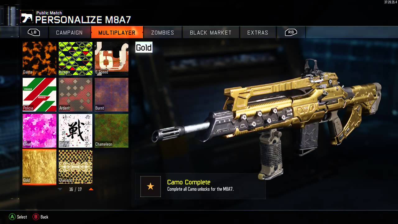 CoD BO3: Diamond assult rifles + RPG - YouTube