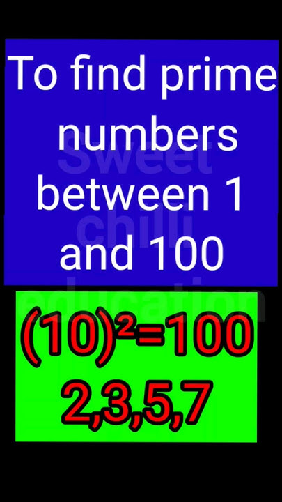 prime numbers - YouTube