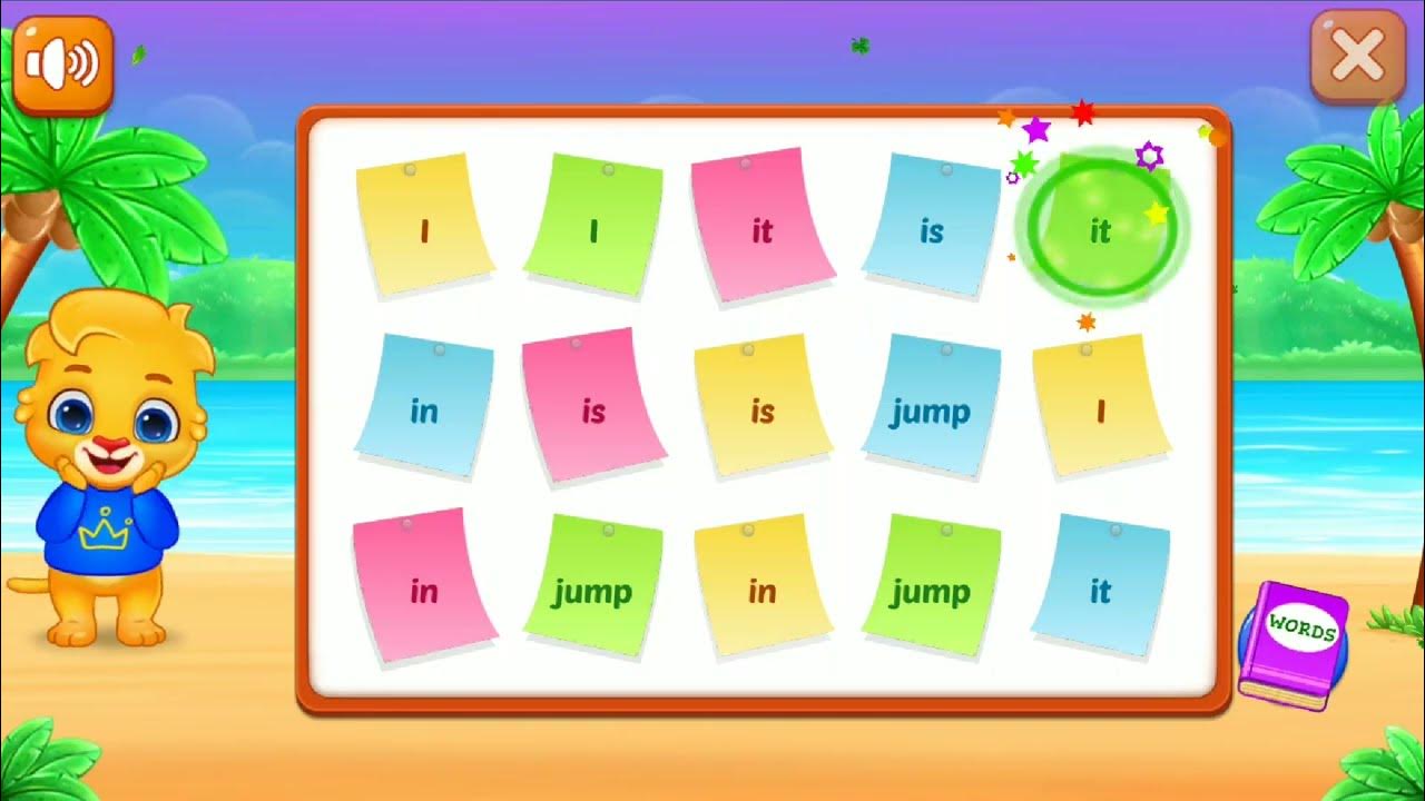 SIGHT WORDS sticky words. - YouTube
